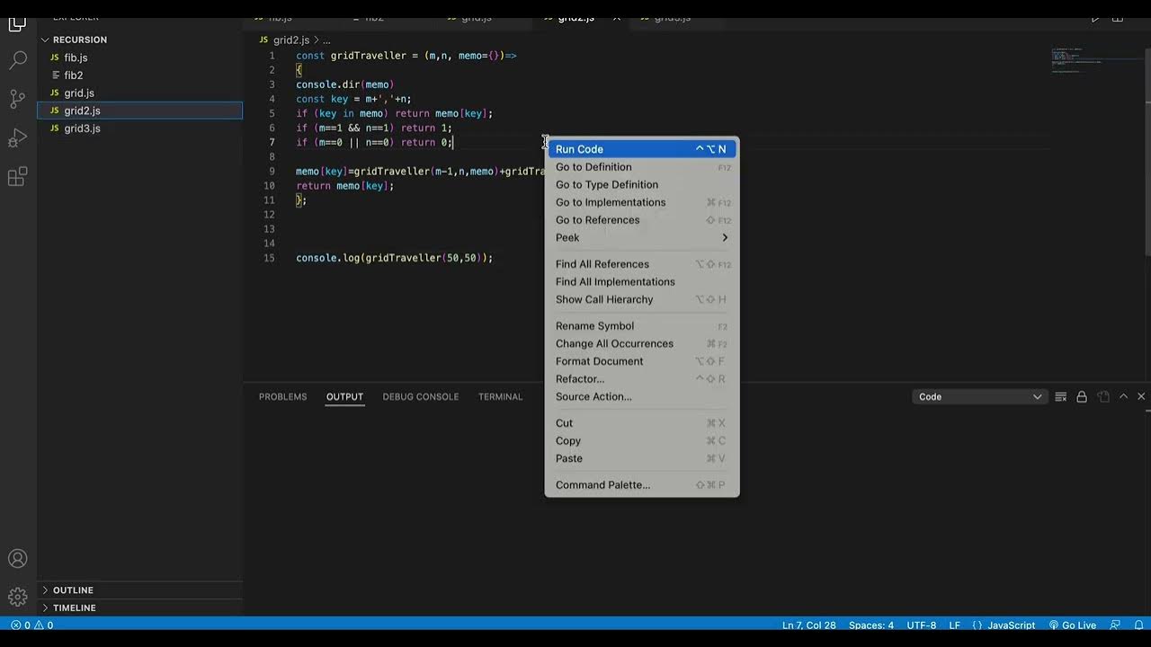2x faster solution to Unique Paths ( grid traveller ) ( Leetcode 62 ) - YouTube