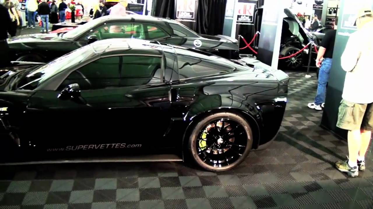 Walk Around at Barrett Jackson ZR6X Corvette by Supervettes - YouTube
