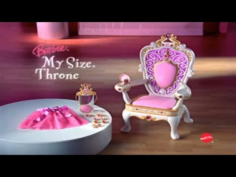 Barbie™ My Size® Throne Commercial