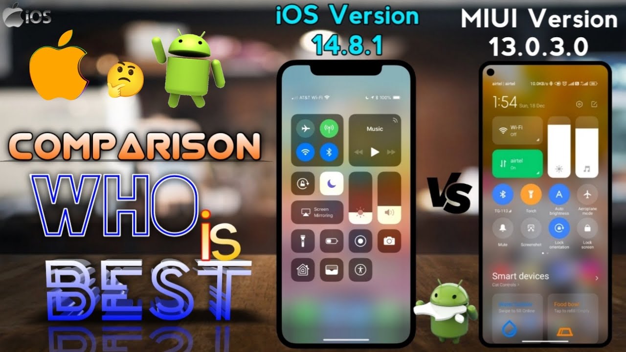 Android 🆚 i Phone 😱 || Who is Best🤔 || Comparison ℹ️OS 🆚 Android ...