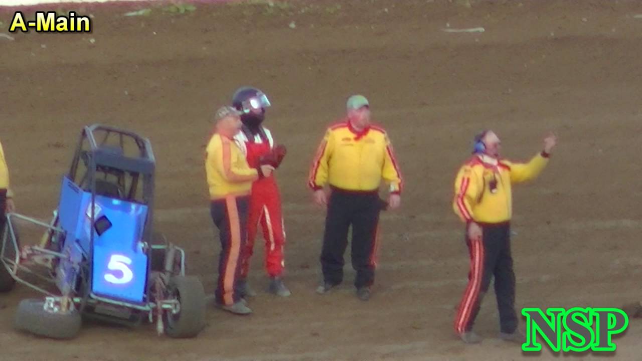 June 11, 2016 Nw Focus Midget Series A-Main Grays Harbor Raceway - YouTube