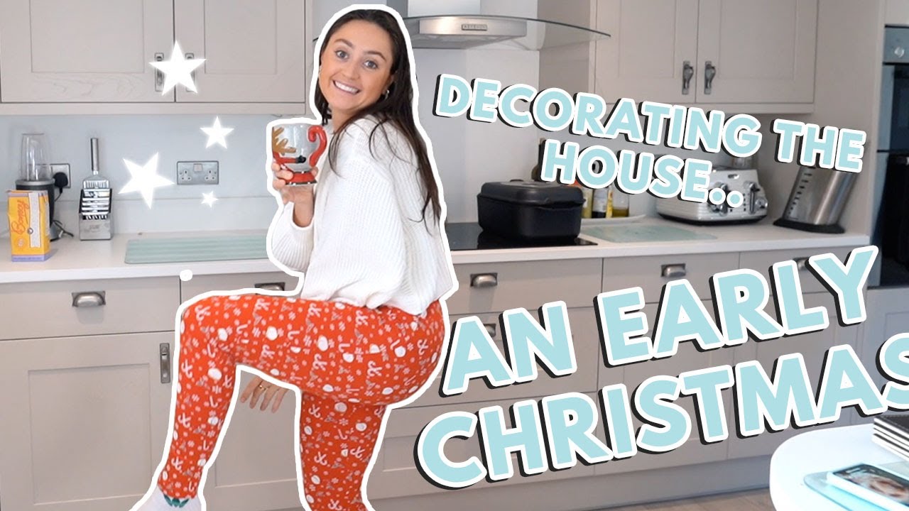 Decorating My House For Christmas Vlogmas Day 6 Youtube