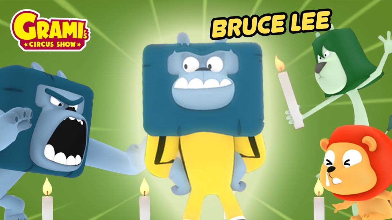 Blowing out Candles 🕯️Grami's circus show l Comedy cartoon - YouTube