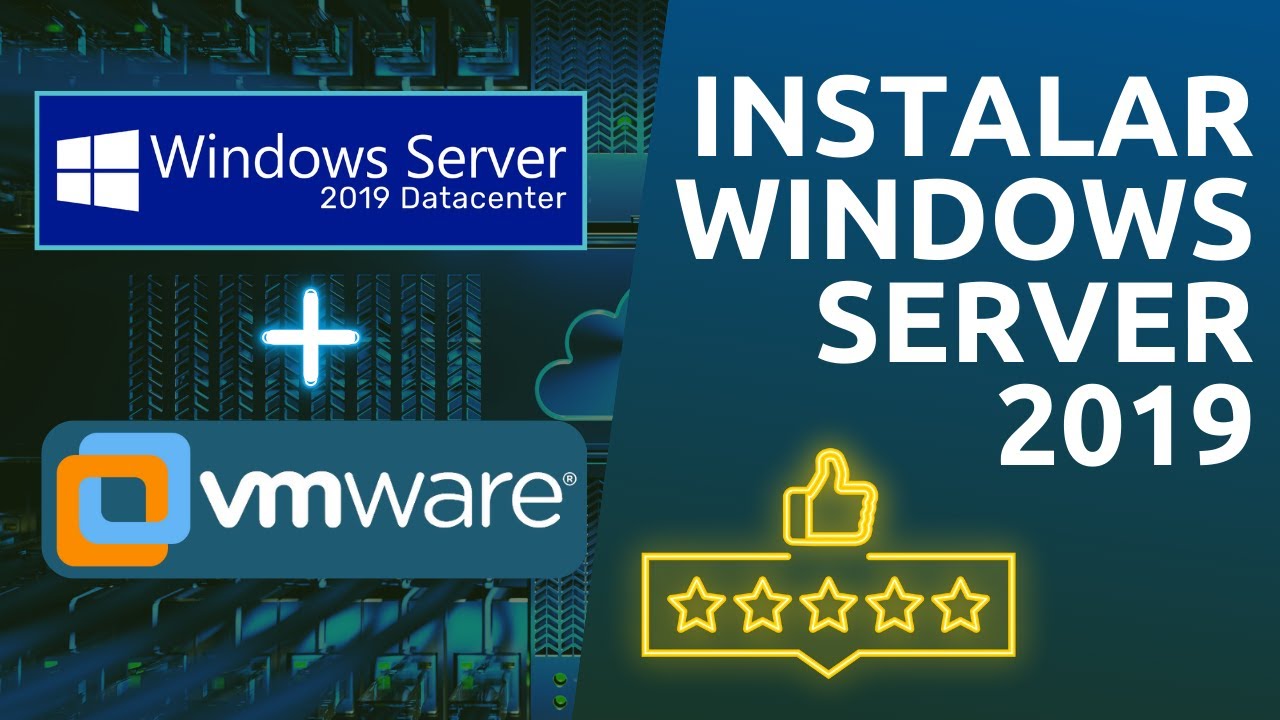 Como instalar Windows Server 2019 en VMware fácil - YouTube