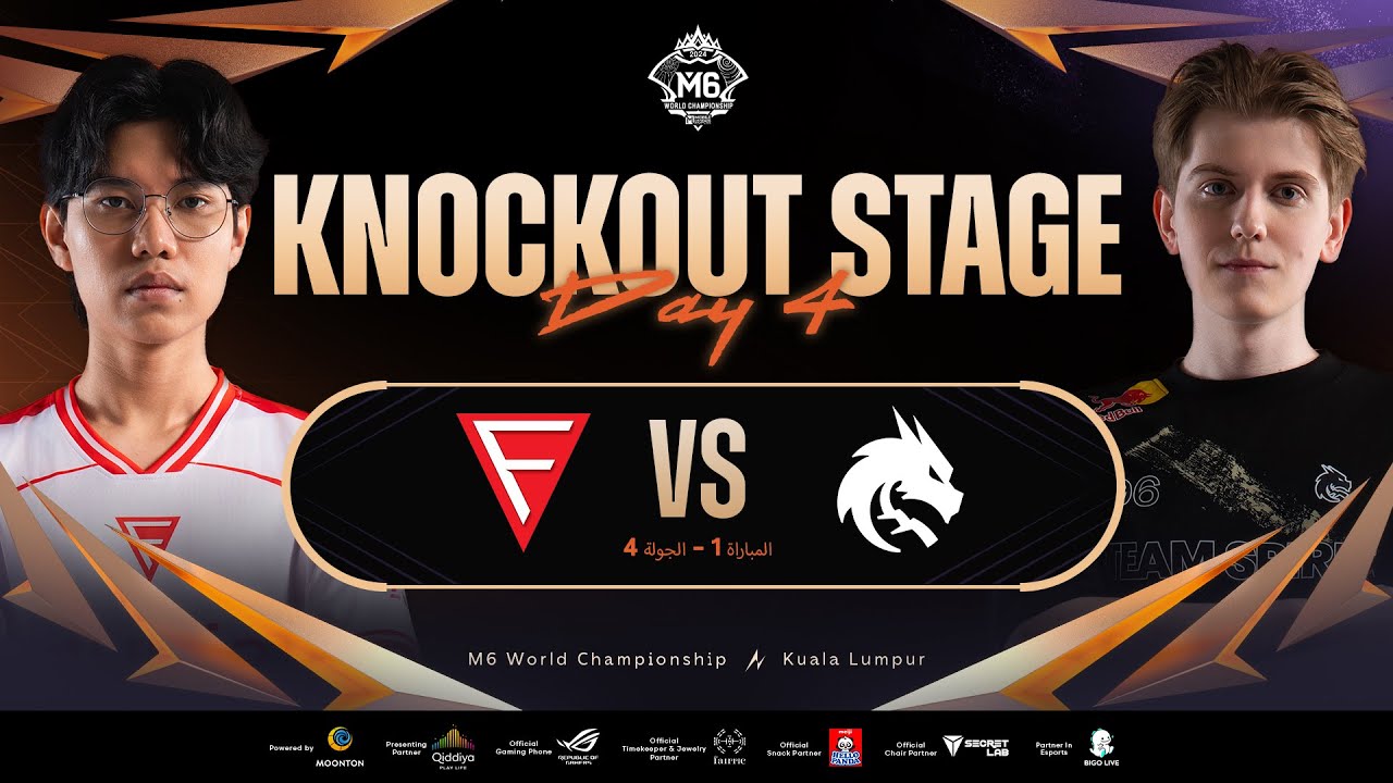 اليوم 4 من M6 KNOCKOUT STAGE | FALCON ESPORTS ضد TEAM SPIRIT | المباراة ...