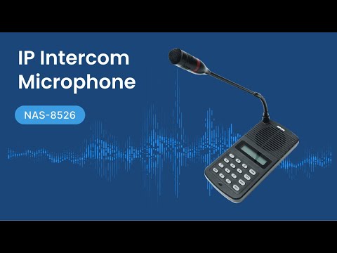 [Product] SPON NAS-8526 IP Intercom Microphone - YouTube