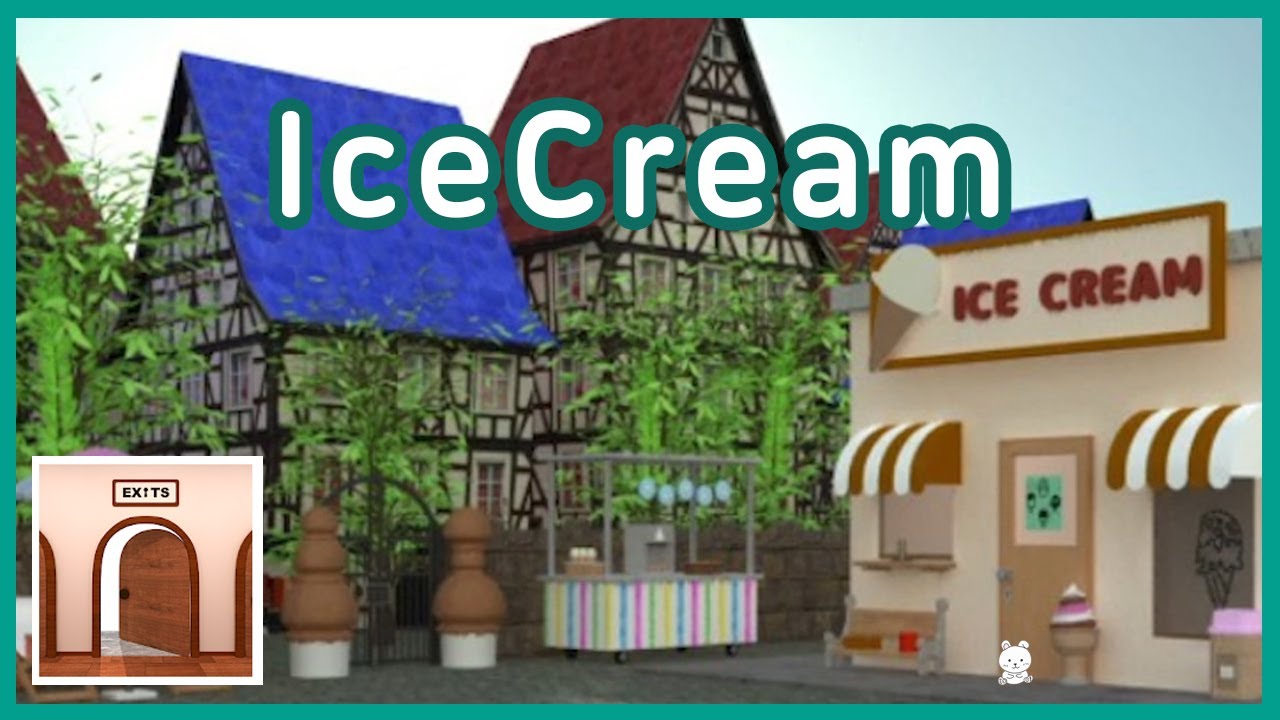 EXiTS Room Escape Game Ice Cream Walkthrough (NAKAYUBI) - YouTube