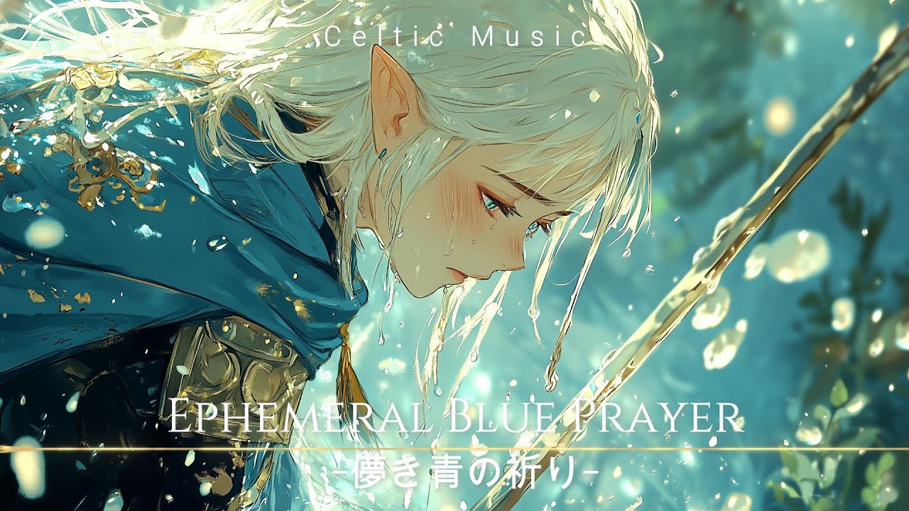 【Celtic Relax Music】| Ephemeral Blue Prayer｜Fantasy BGM for Sleep and ...