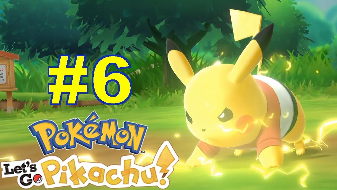 Pokémon Let's Go Pikachu - Quick Attack só que mais forte! - #6 ...