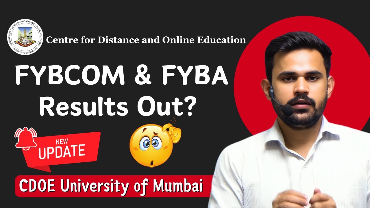 FYBCOM Results | FYBA Results | Semester 1| CDOE University of Mumbai ...