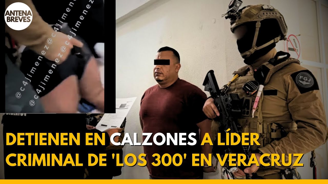REVELAN VIDEO DE LA DETENCIÓN DE 'EL CONEJO', LÍDER DE 'LOS 300' - YouTube