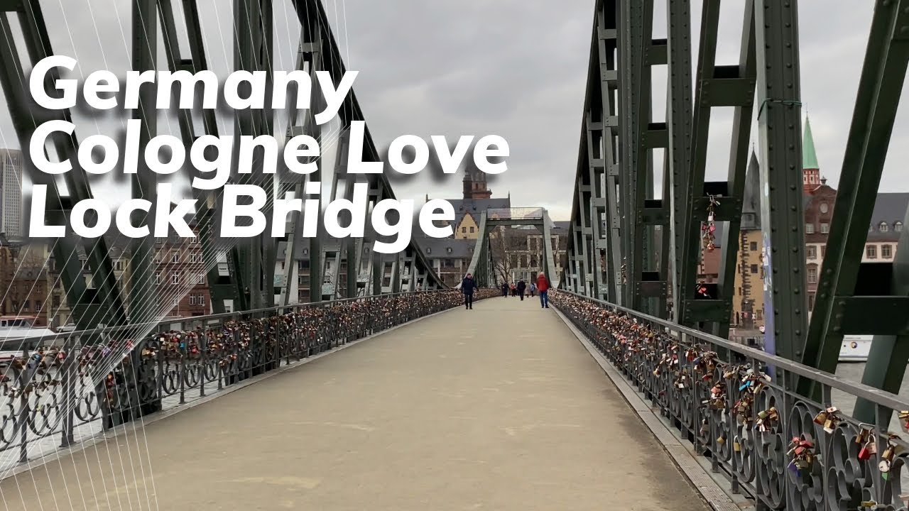 Frankfurt City Walking Tour | One Day in Frankfurt | Cologne Love lock ...