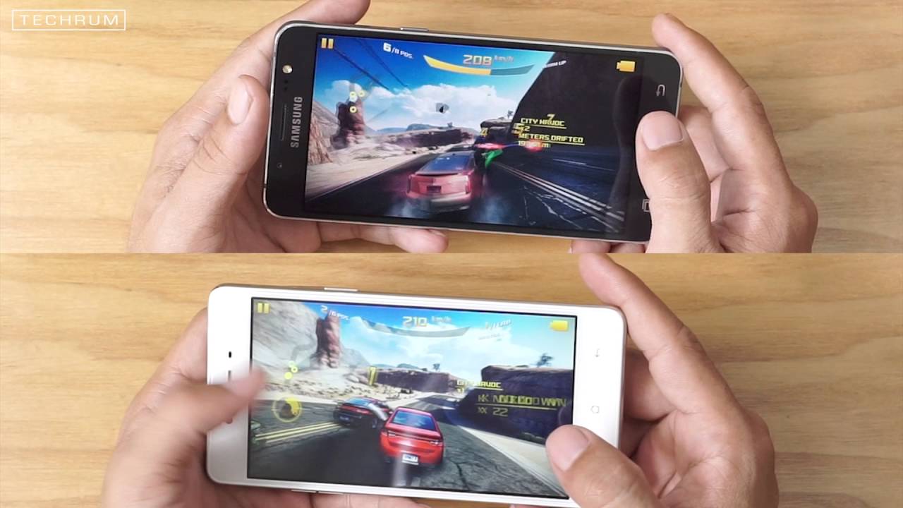 Test hiệu năng Galaxy J5 - Oppo F1 - YouTube