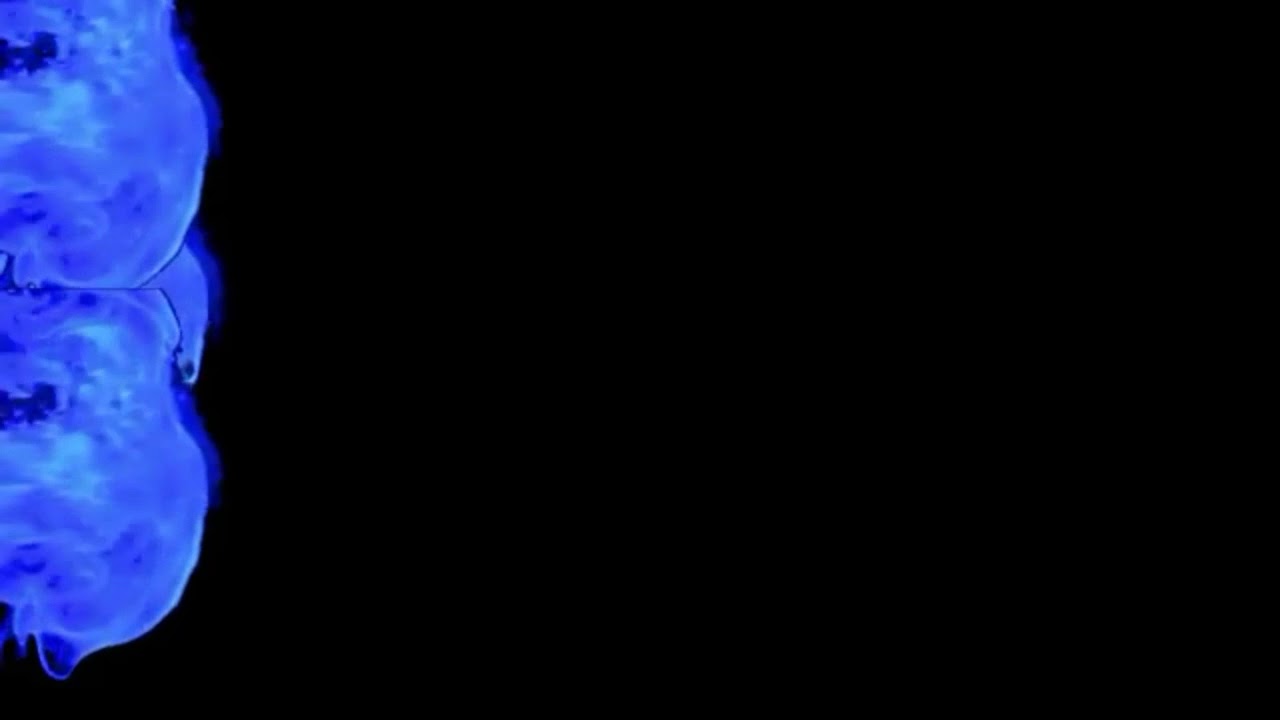 Blue fire effect - YouTube