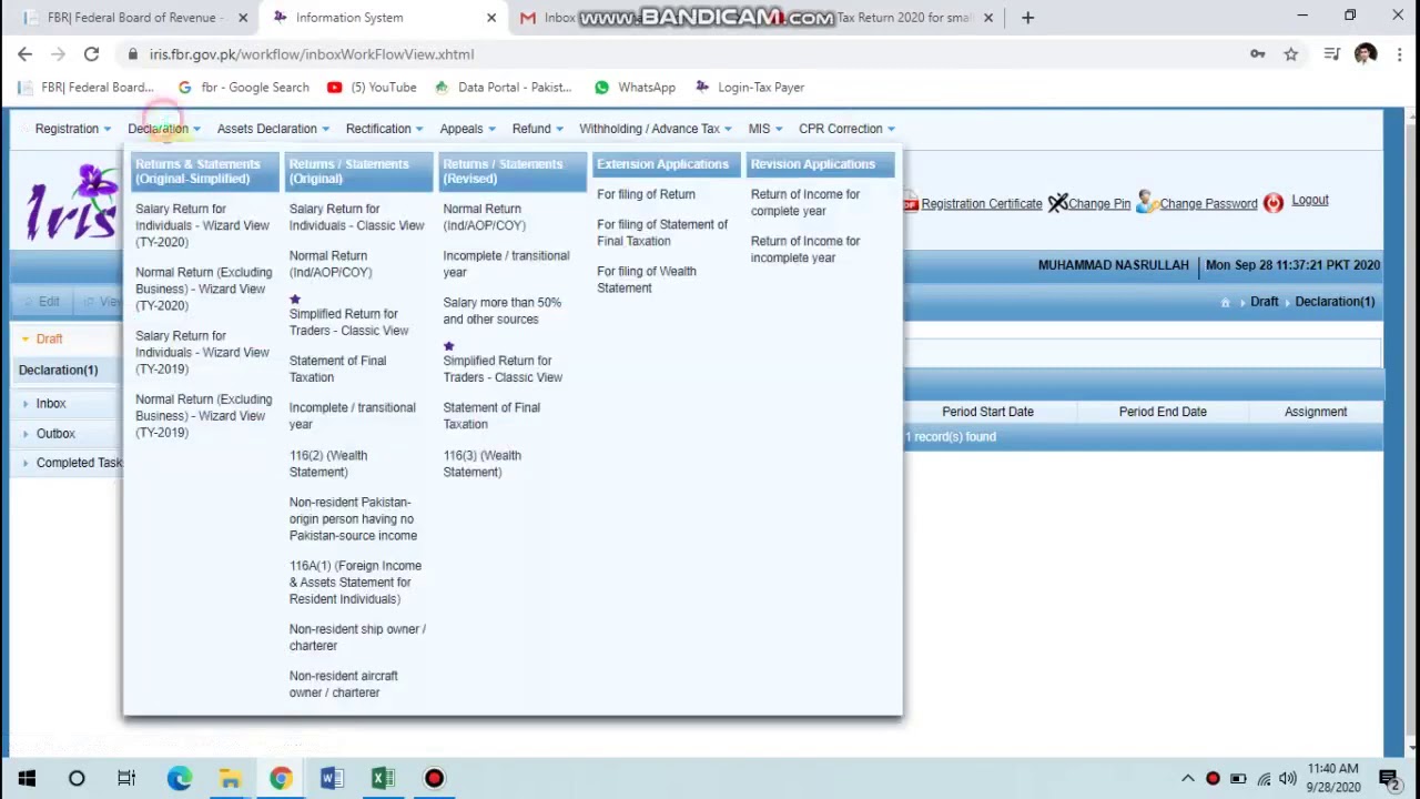 Income Tax Return for Traders/Retailers simple form 2020 - YouTube
