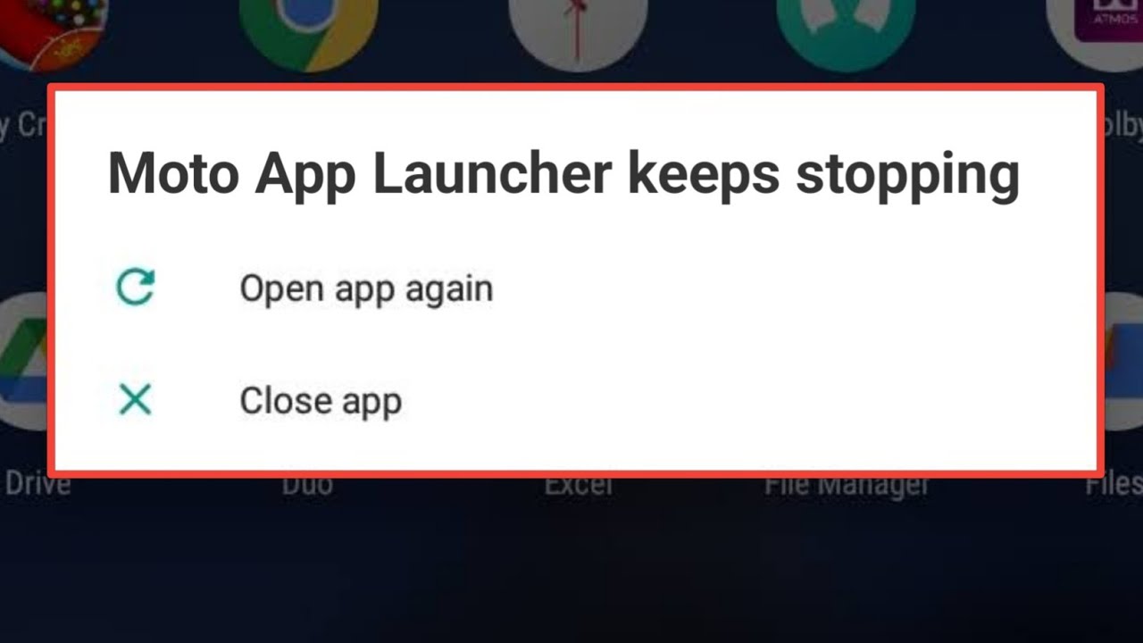 Moto App Launcher Keeps Stopping | Moto App Launcher Keeps Stopping ...