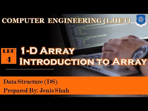 Lec-04 Array Introduction - 1d Array Examples & 2d Array| Data