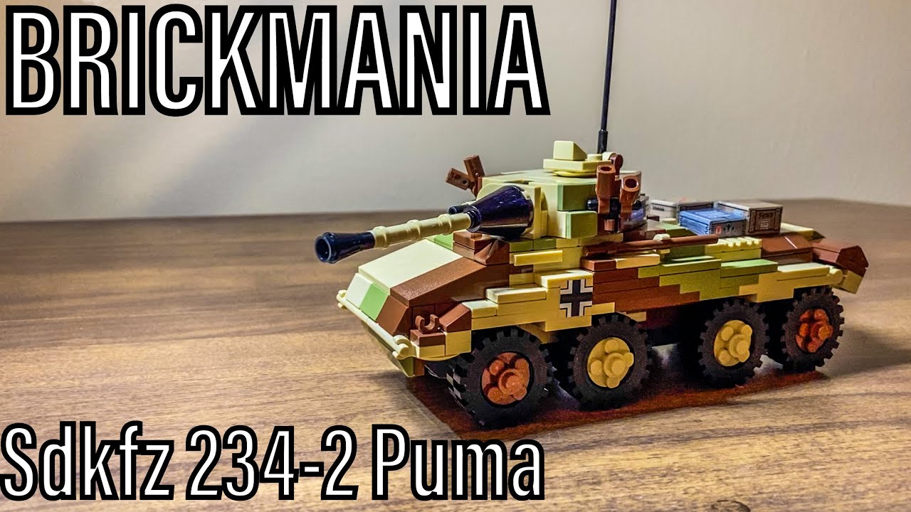 Brickmania Sdkfz 234-2 Puma Review - YouTube