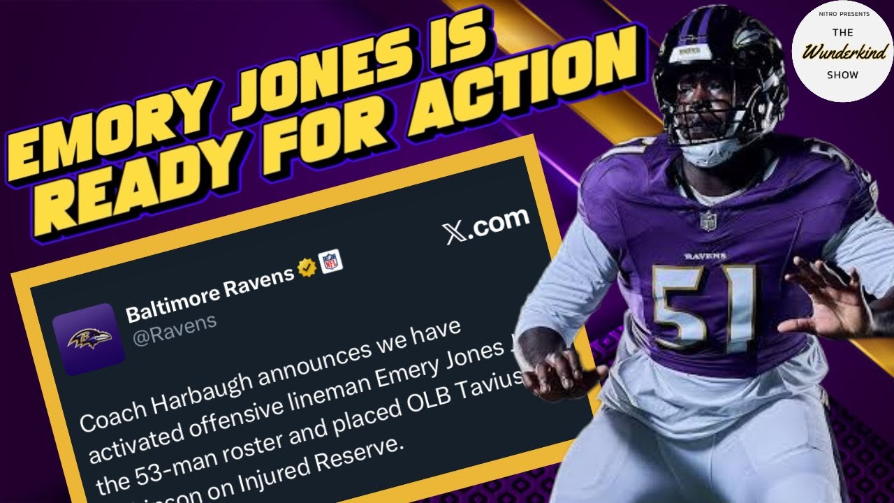 Emory Jones Joins the Ravens: The Game-Changer for a Revamped O-Line ...