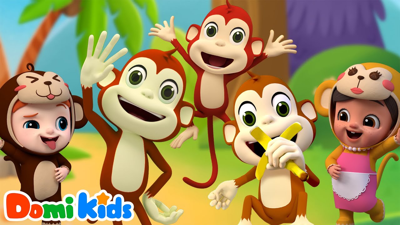 Gibber Gibber Monkey Banana Dance Starts! | Animal Songs, Nursery ...