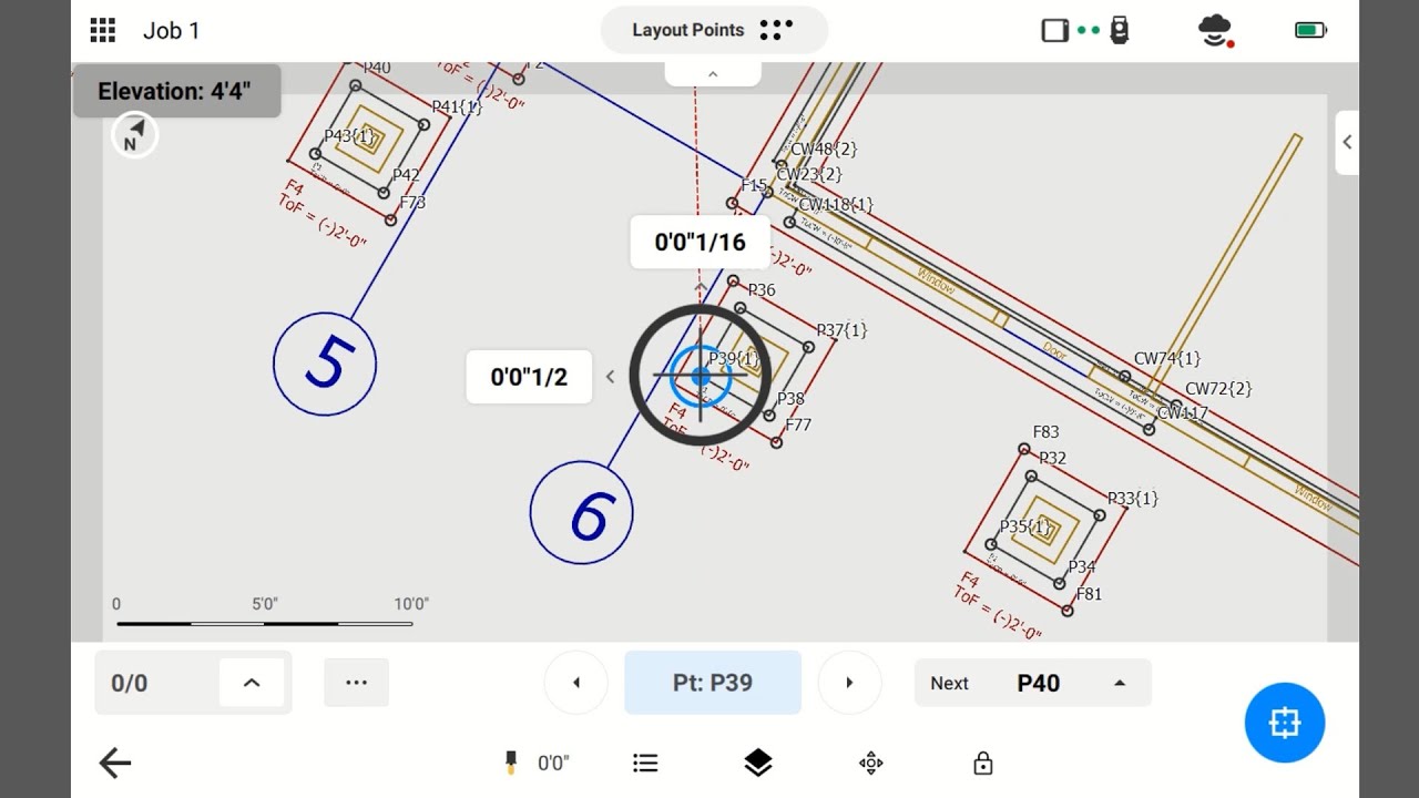 How to Layout Points in Topcon Digital Layout - YouTube