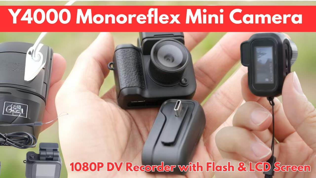 Y4000 Monoreflex Mini Camera - 1080P DV Recorder with Flash & LCD ...