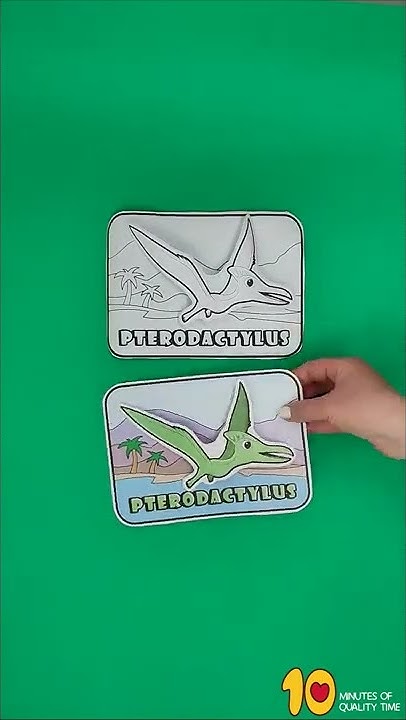 3D Pterodactyl Dinosaur Craft - YouTube