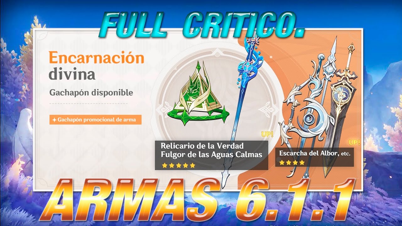 Banner de armas de nefer y furina |🌙 Genshin Impact 🌙| Vale la pena ...