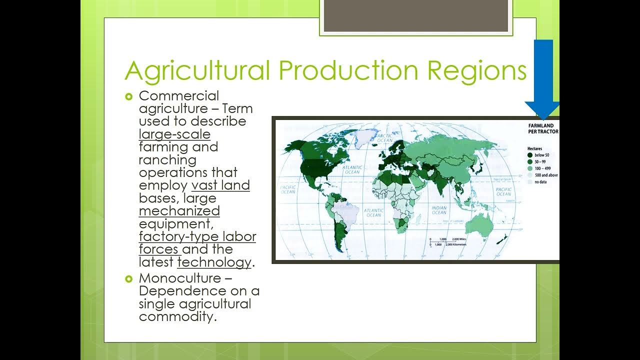 Agricultural Production Regions - YouTube