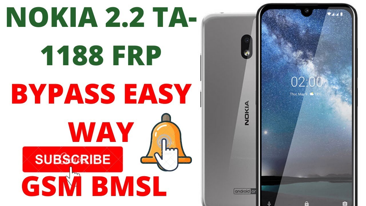 NOKIA 2 2 TA 1188 frp bypas rest done - YouTube