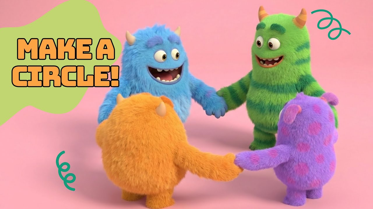 Let’s Make a Circle Song | Movement & Action Song for Kids | Mr.Bunkins ...