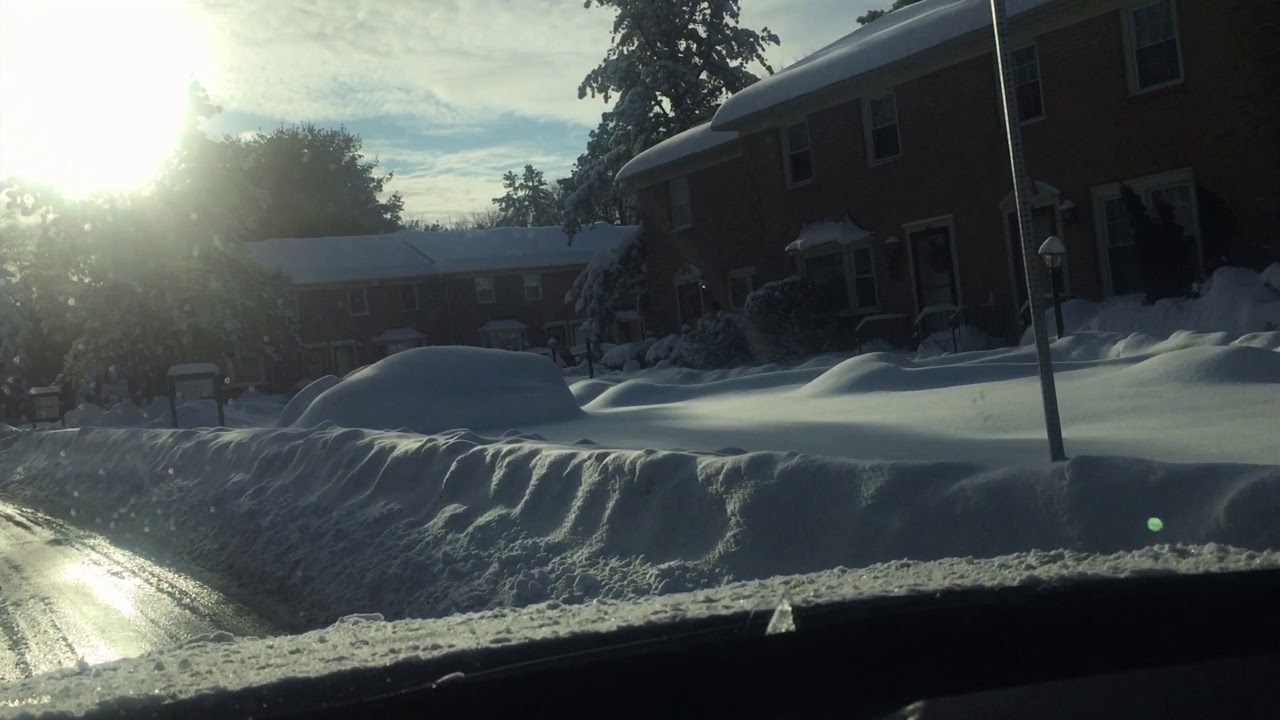 Post winter-storm morning - Beautiful Scenery - YouTube