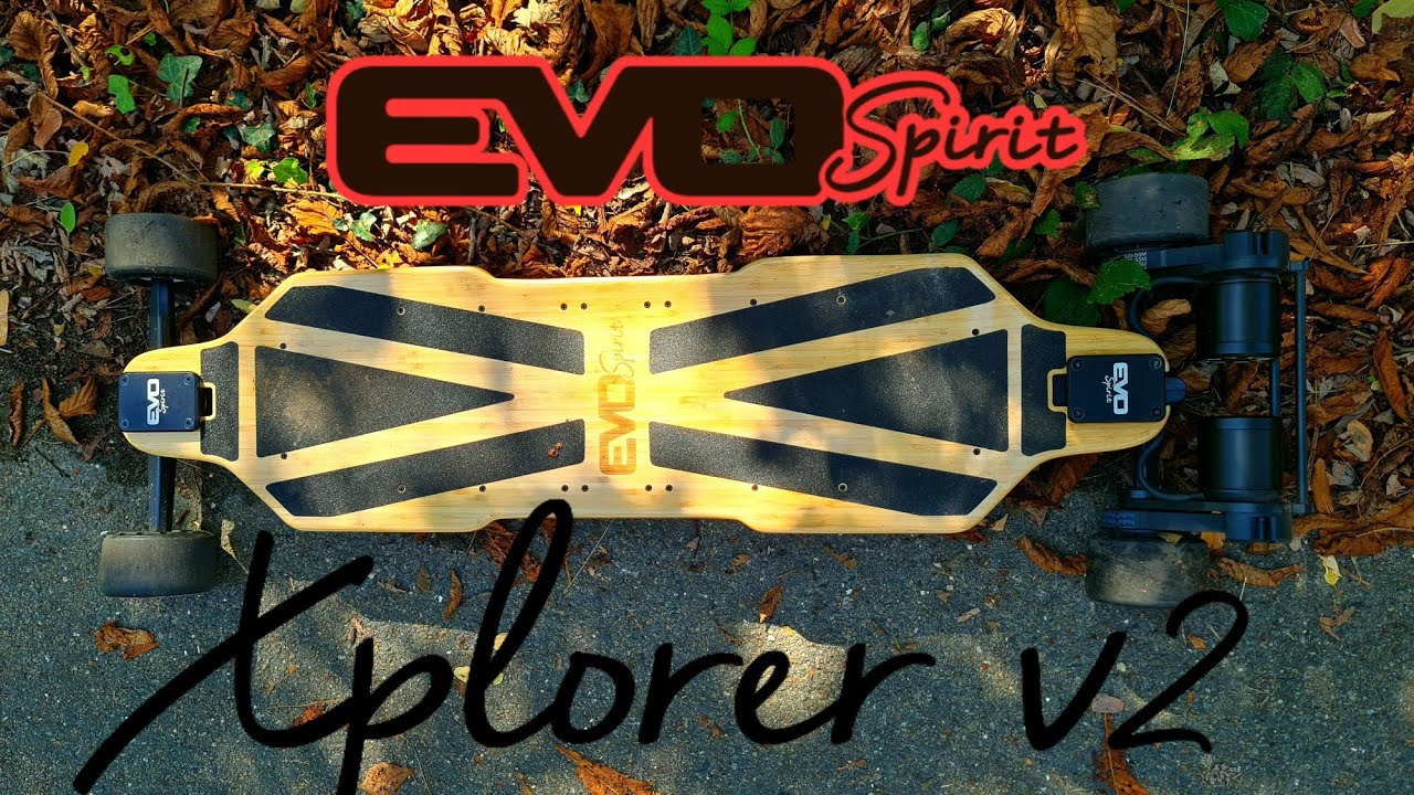 Evospirit's Xplorer v2 - the French 2in1 electric skateboard! - YouTube