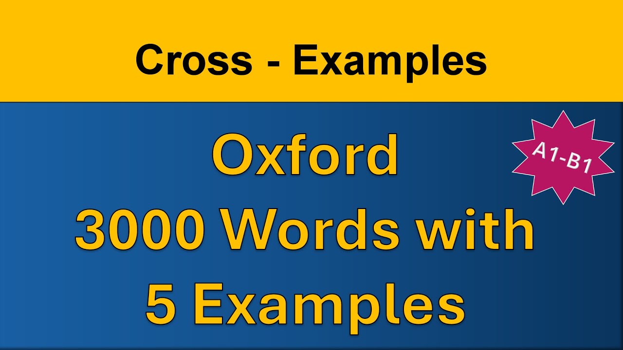Cross - Examples - YouTube