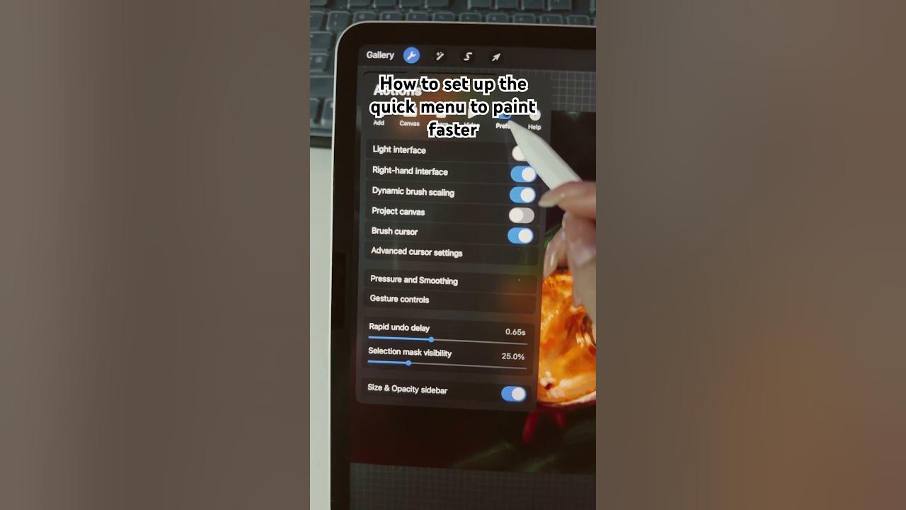 How to set up Procreate’s quick menu #procreatet #procreatetutorials - YouTube