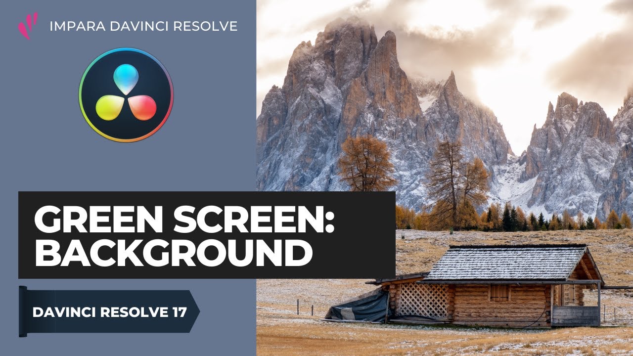 Green Screen: Background | Fusion | Davinci Resolve ITA - YouTube
