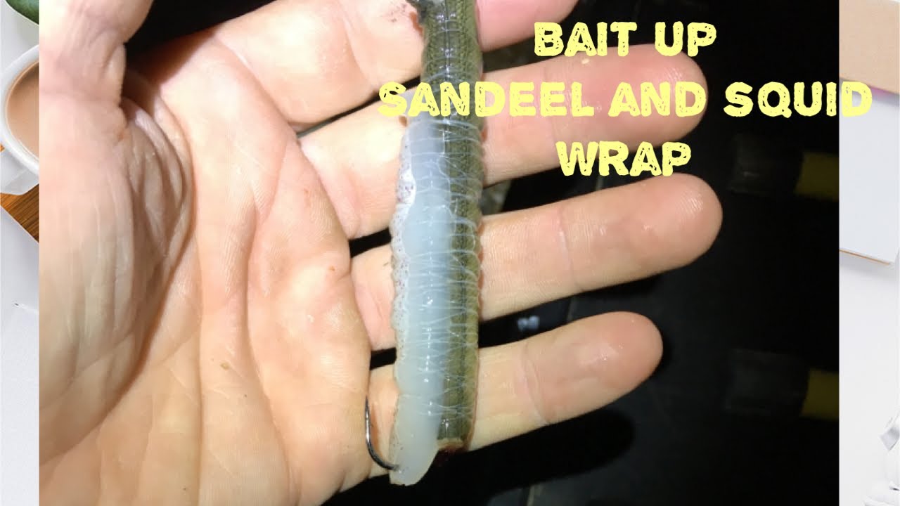 Quick bait up , sandeel and squid wrap - YouTube