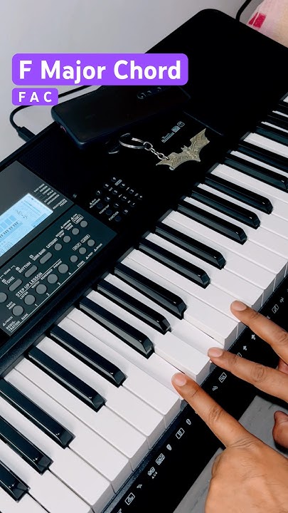 F Major Chord #piano #pianochords #music #chords #learn #lessons #shorts #tutorial #chord # ...