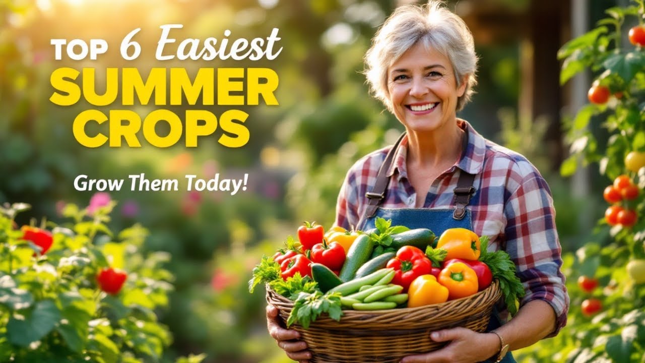 Top 6 Easiest Summer Crops to Grow 🌞 - YouTube