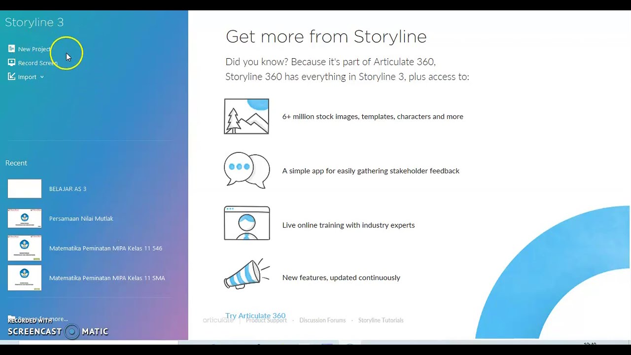 Belajar Articulate Storyline 3 (Part 1) Mengatur "Design & Player ...