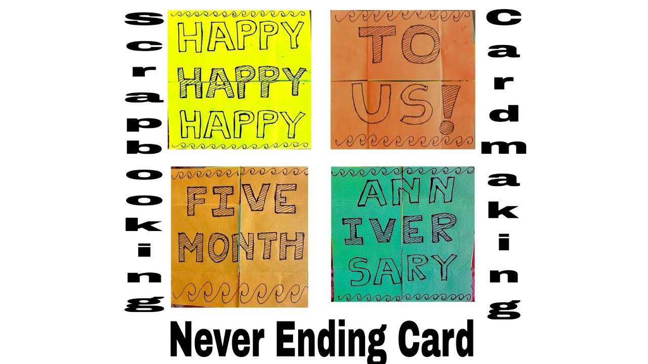|| Never Ending Folding Card || scrapbook ideas, card making, endless ...
