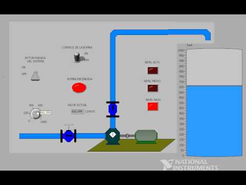 simulacion en labview automatizacion industrial.avi - YouTube