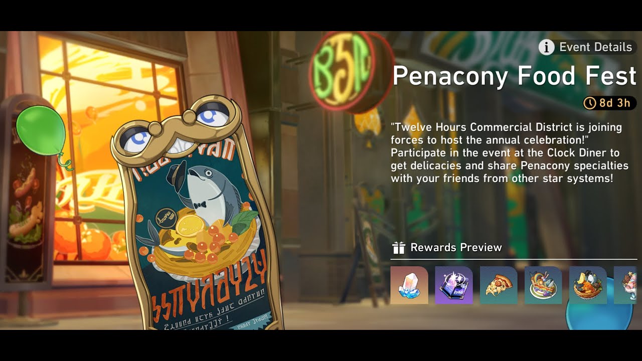 Penacony Food Fest (Honkai: Star Rails) All Cutscenes/Gameplay - YouTube