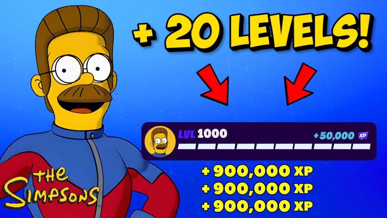 *NO TIMER* LEGIT Fortnite XP MAP to LEVEL UP FAST in CHAPTER 6 SIMPSONS ...