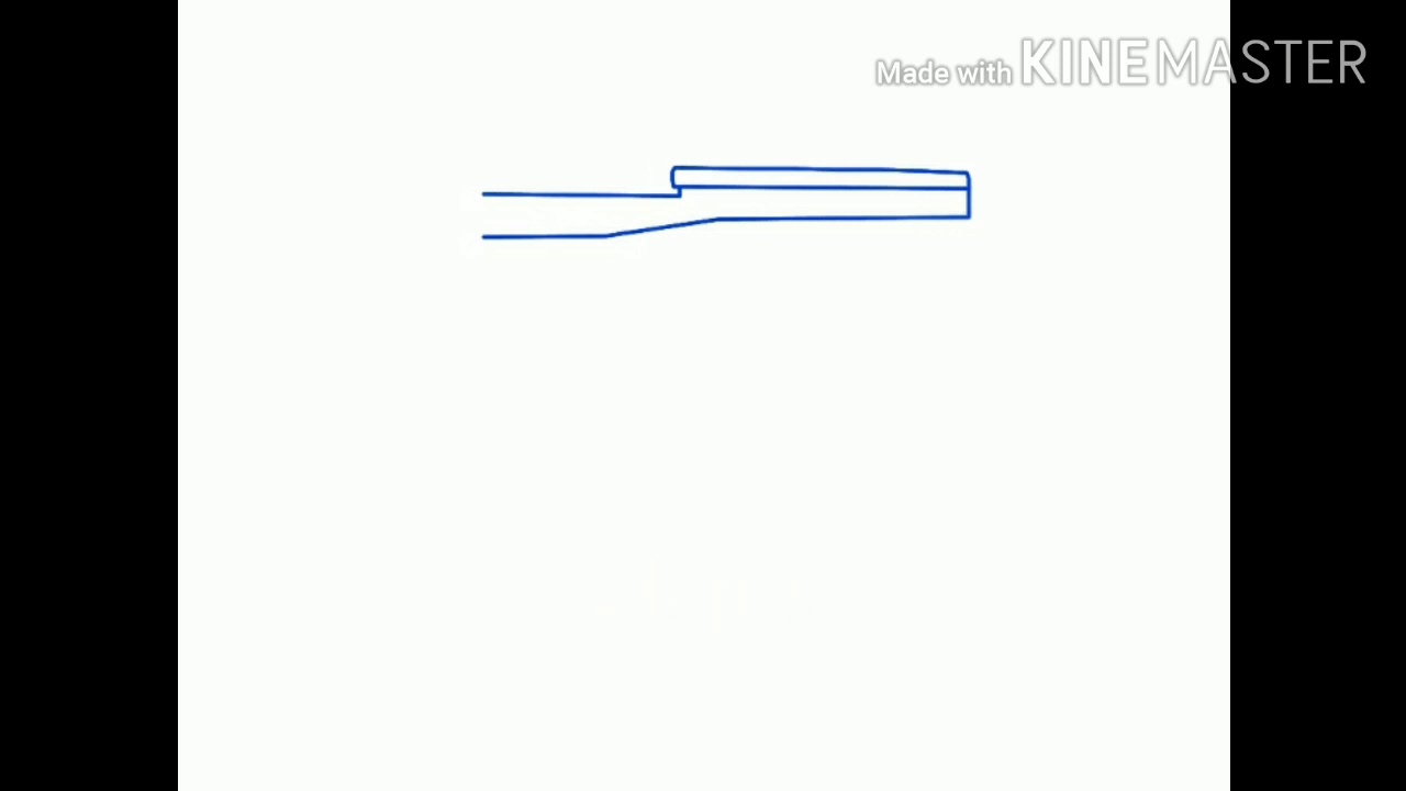 Step by Step drawing of M14 (1957), Easy method. - YouTube