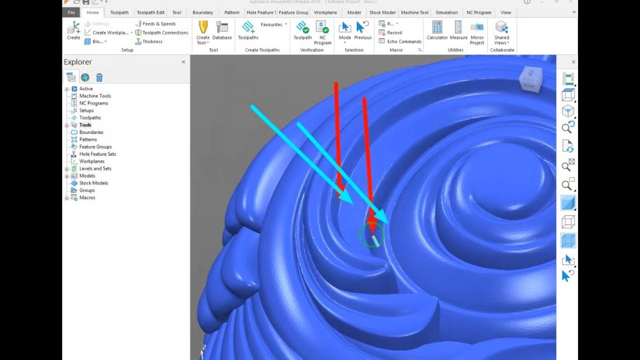 How to Make Great Surface for "Projection Surface Finishing" Strategy ...