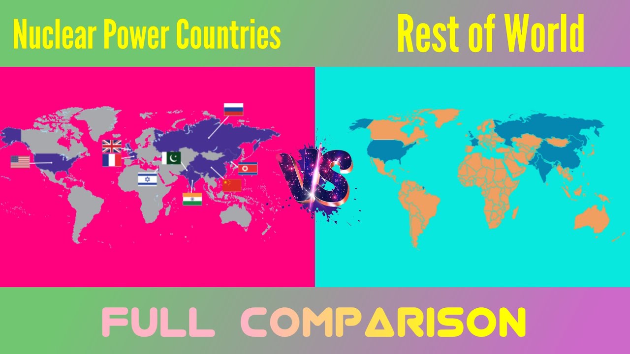 Nuclear Power Countries vs Rest of World | Best Country Comparison | # ...