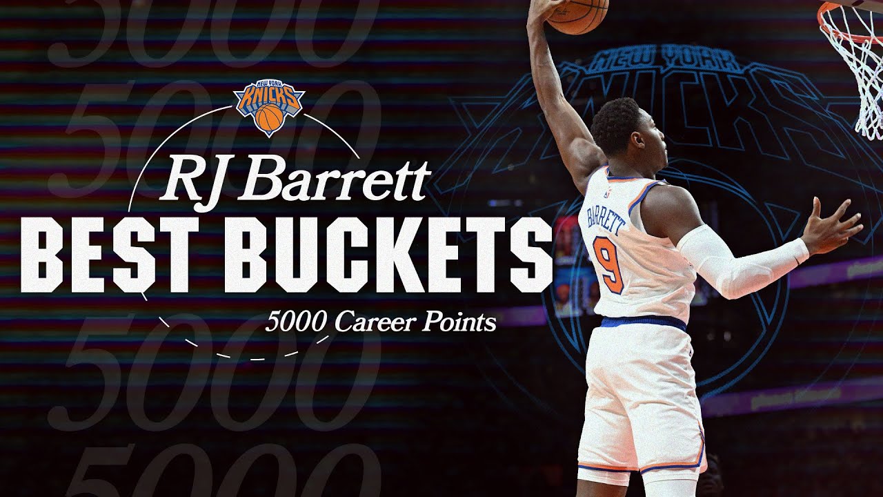 BEST BUCKETS of RJ Barrett in the NBA - YouTube