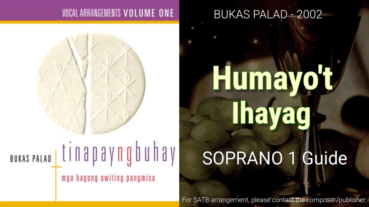HUMAYO'T IHAYAG _ Soprano 1 Guide - YouTube