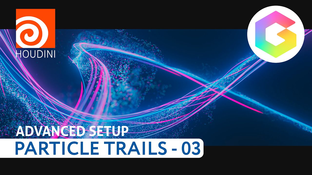 From Basics To Brilliance Particle Trails Motion Graphics In Houdini 03 Advanced Setup Youtube